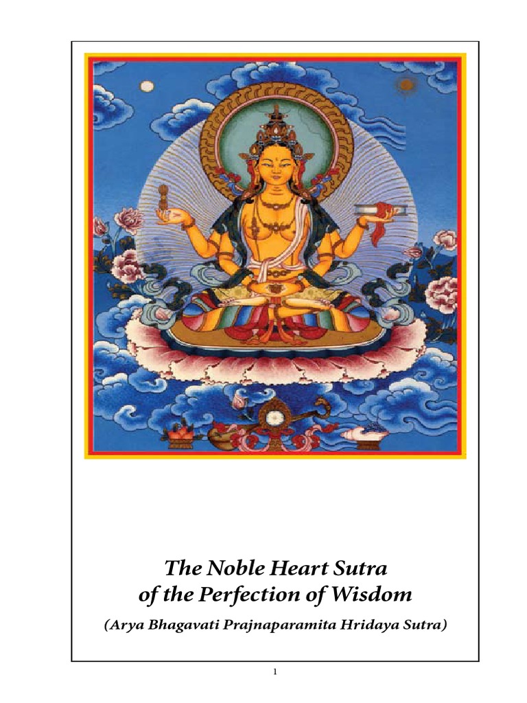 Heart Sutra: Wisdom and Meditation Guide | PDF | Bodhisattva ...