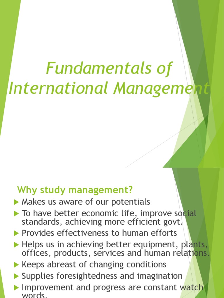 Fundamentals of International Management | PDF | Goal | Team Building