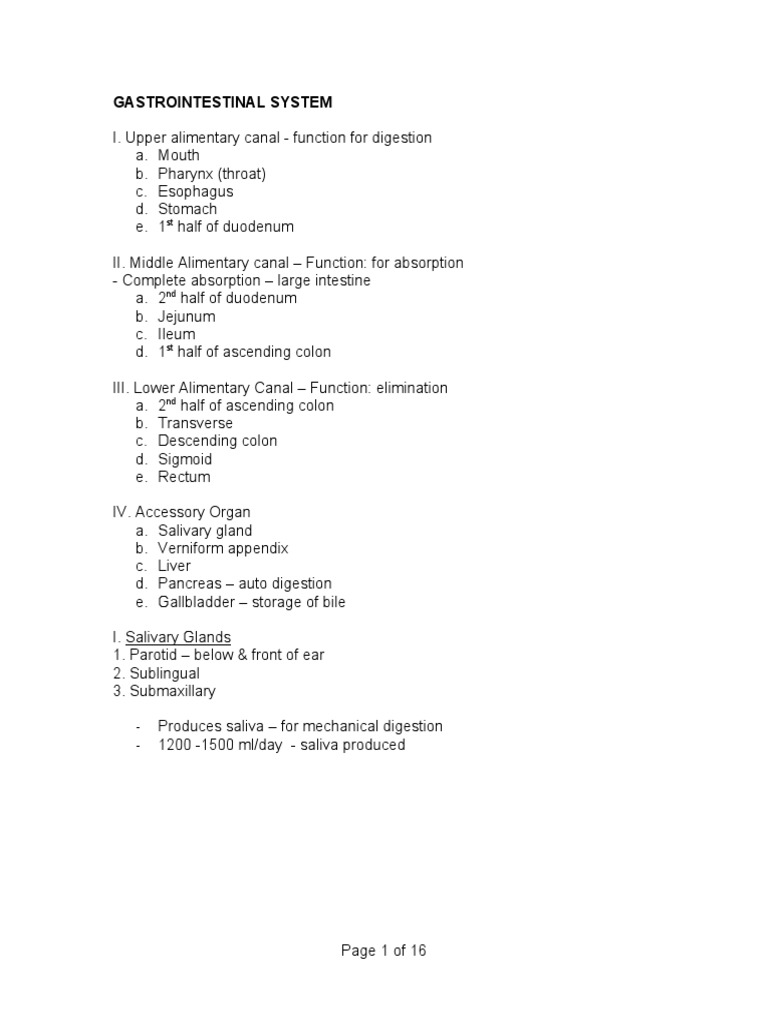 Git System | PDF | Gastrointestinal Tract | Digestion