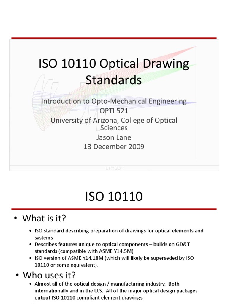ISO 10110 Optical Drawing Standards | Download Free PDF | Engineering ...