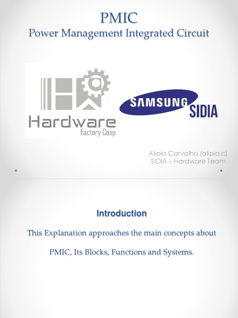 PMICs (Power Management Integrated Circuits): An Overview of Their Main ...