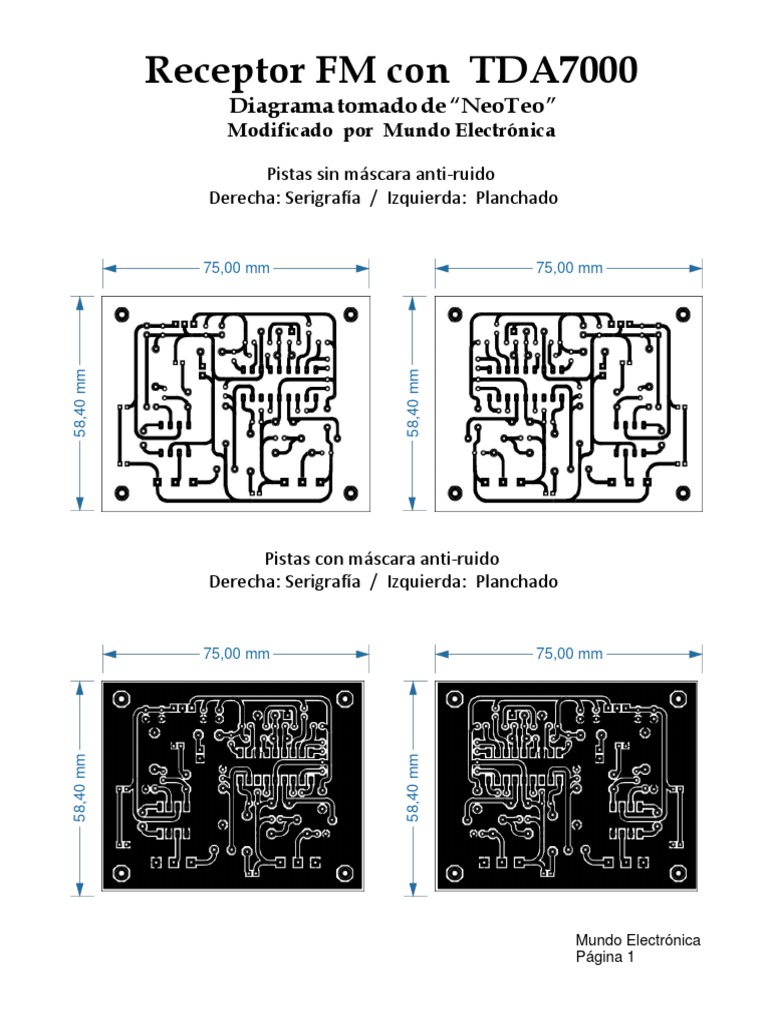 Receptor FM Con TDA7000 | PDF