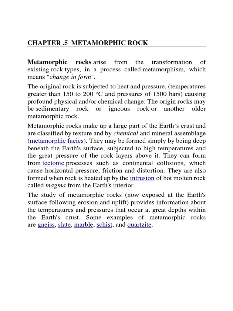 Metamorphic Rocks | PDF | Rock (Geology) | Rocks