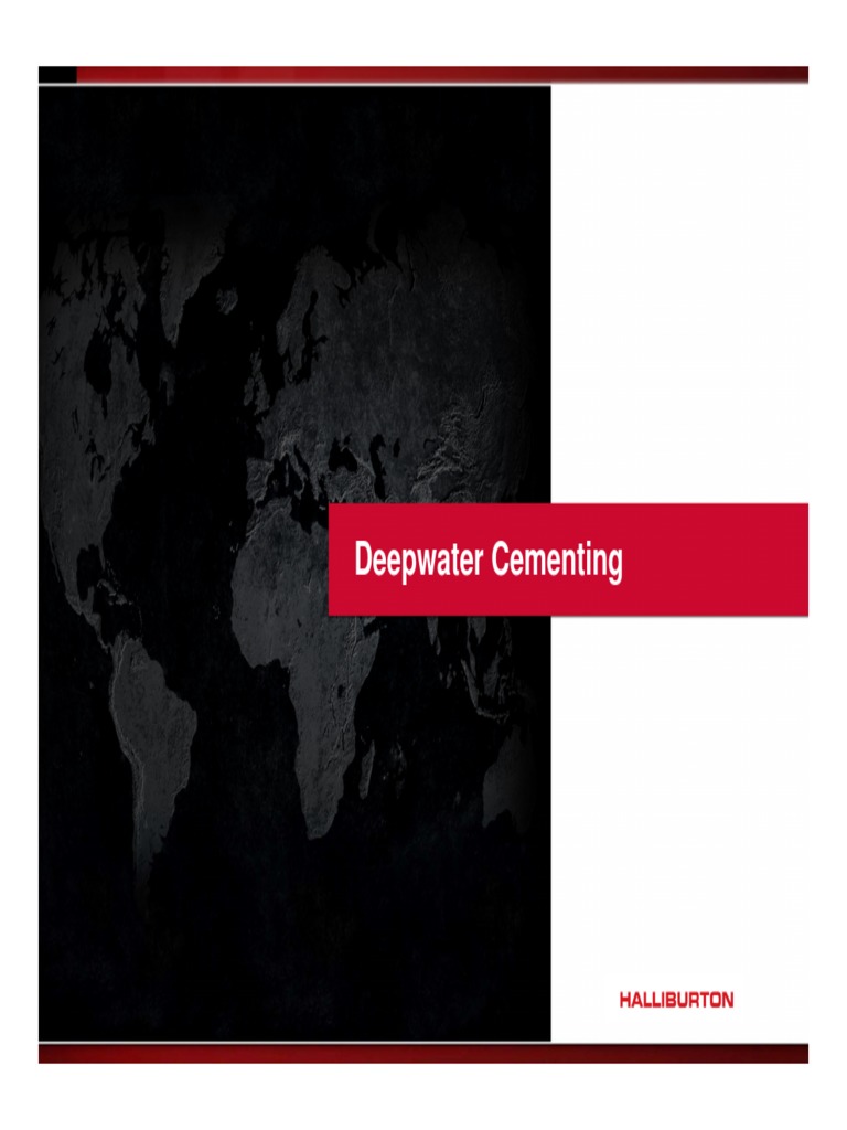 Deepwater Cementing | PDF | Casing (Borehole) | Phase (Matter)