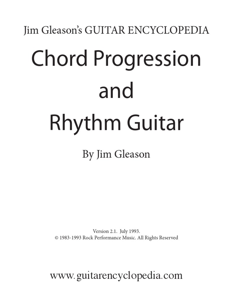 ZZ Chord Progression and Rhythm Guitar | PDF | String Instruments ...