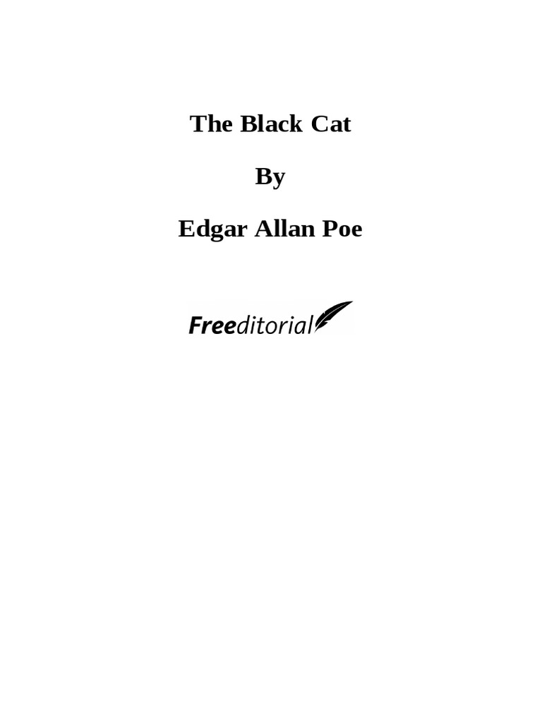 The Black Cat by Edgar Allan Poe | PDF | Plaster | Cats