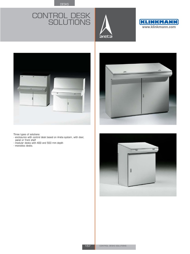 ETA Control Desk Solutions en 0911 | PDF | Door | Sheet Metal