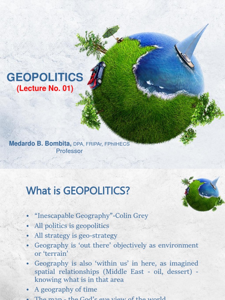 Lecture No. 1 | Download Free PDF | Geopolitics | Geography