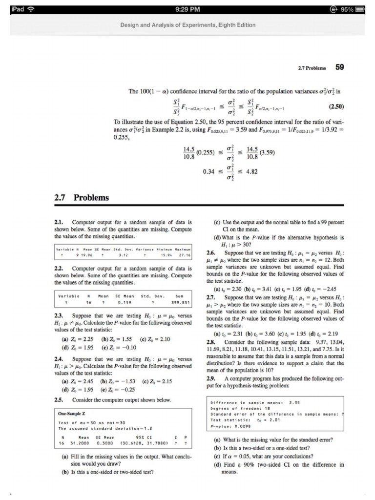 Chapter 2 Problems | PDF