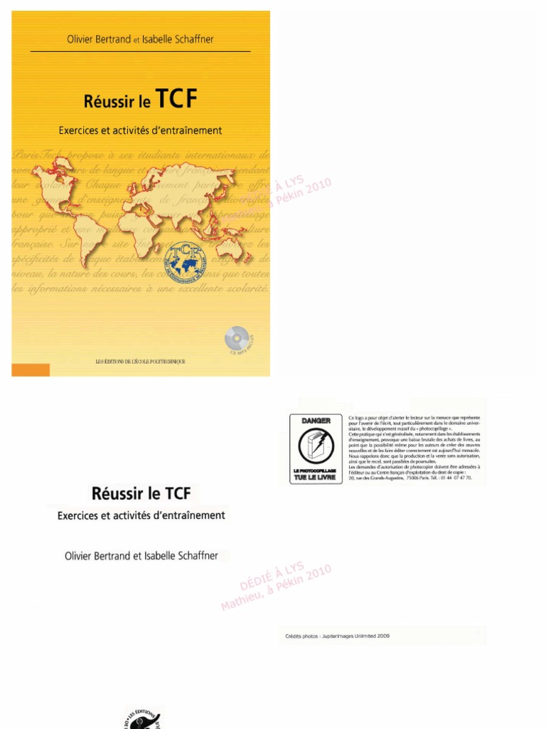 Reussir Le TCF PDF | PDF