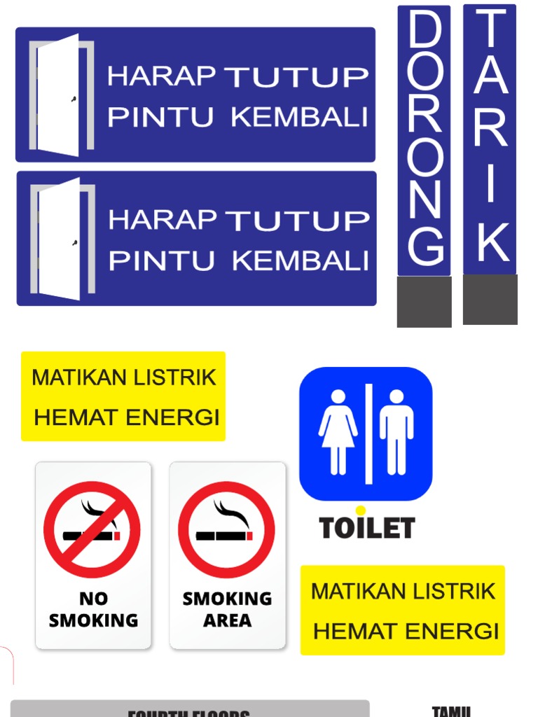 Sign Pintu PDF | PDF