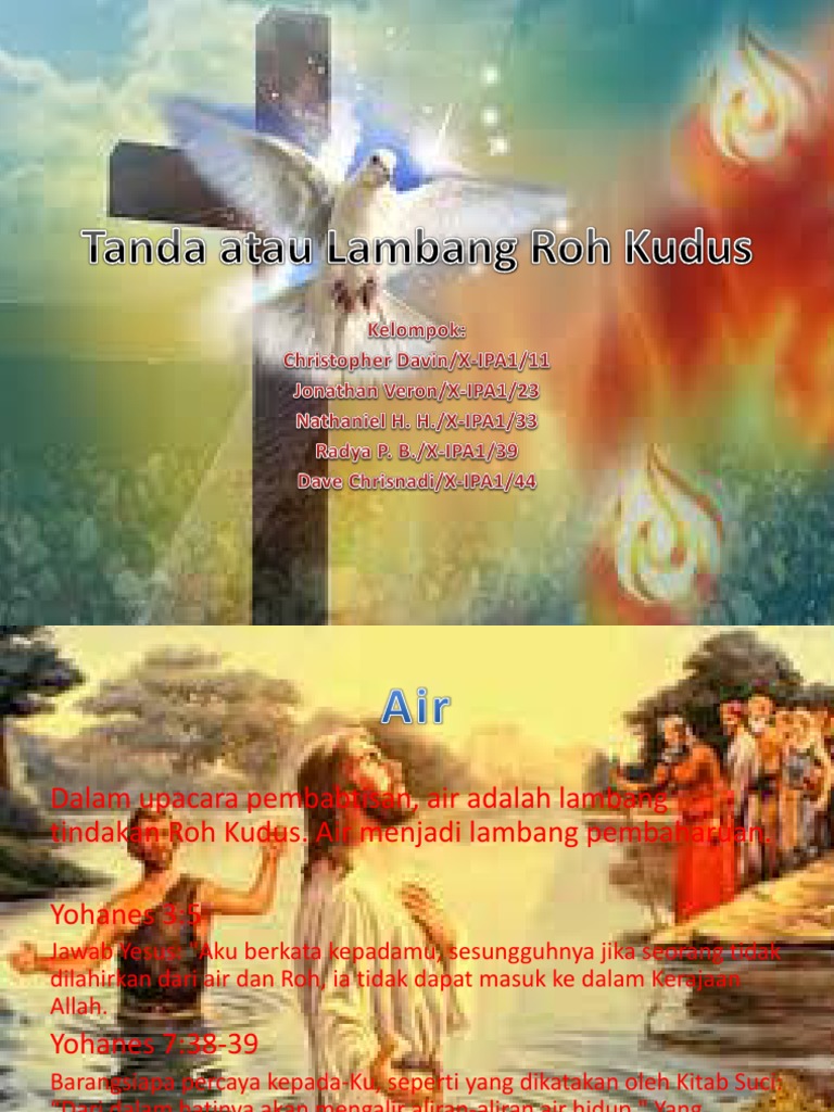 Tanda Atau Lambang Roh Kudus