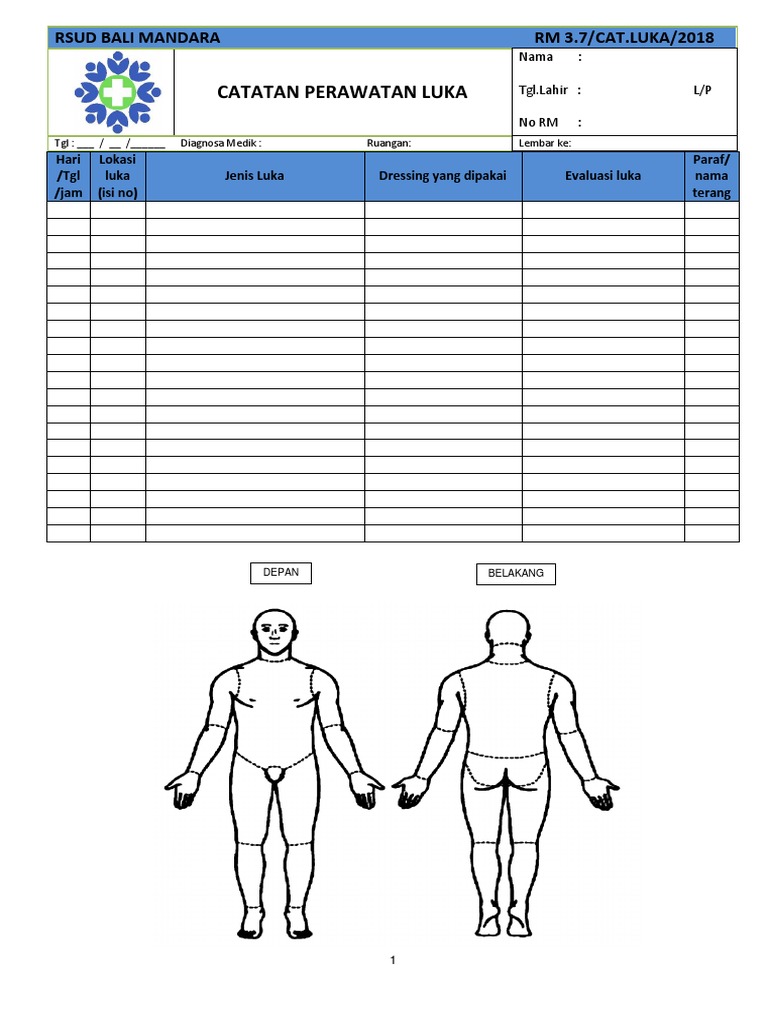 Catatan Perawatan Luka | PDF