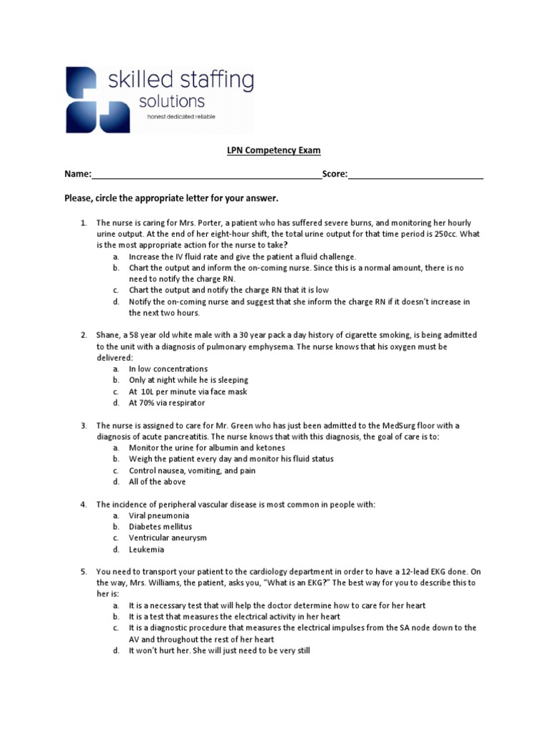 LPN Competency Exam | Infection | Public Health