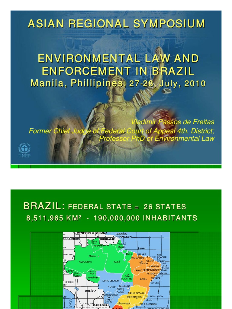 Vladimir Passos de Freitas - Environmental Law and Enforcement in ...