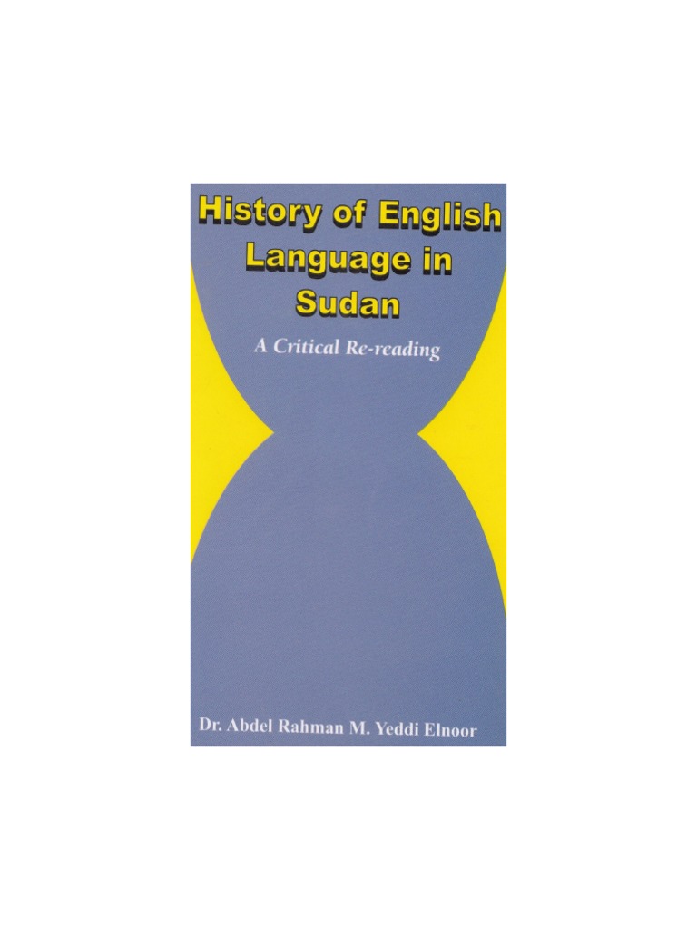 History of English Language in Sudan: A Critical Re-Reading | PDF ...