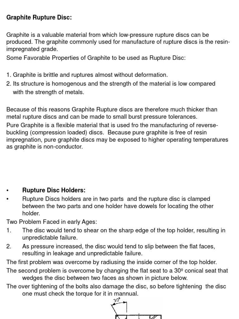 Rupture Disc 2 | PDF | Fracture | Graphite