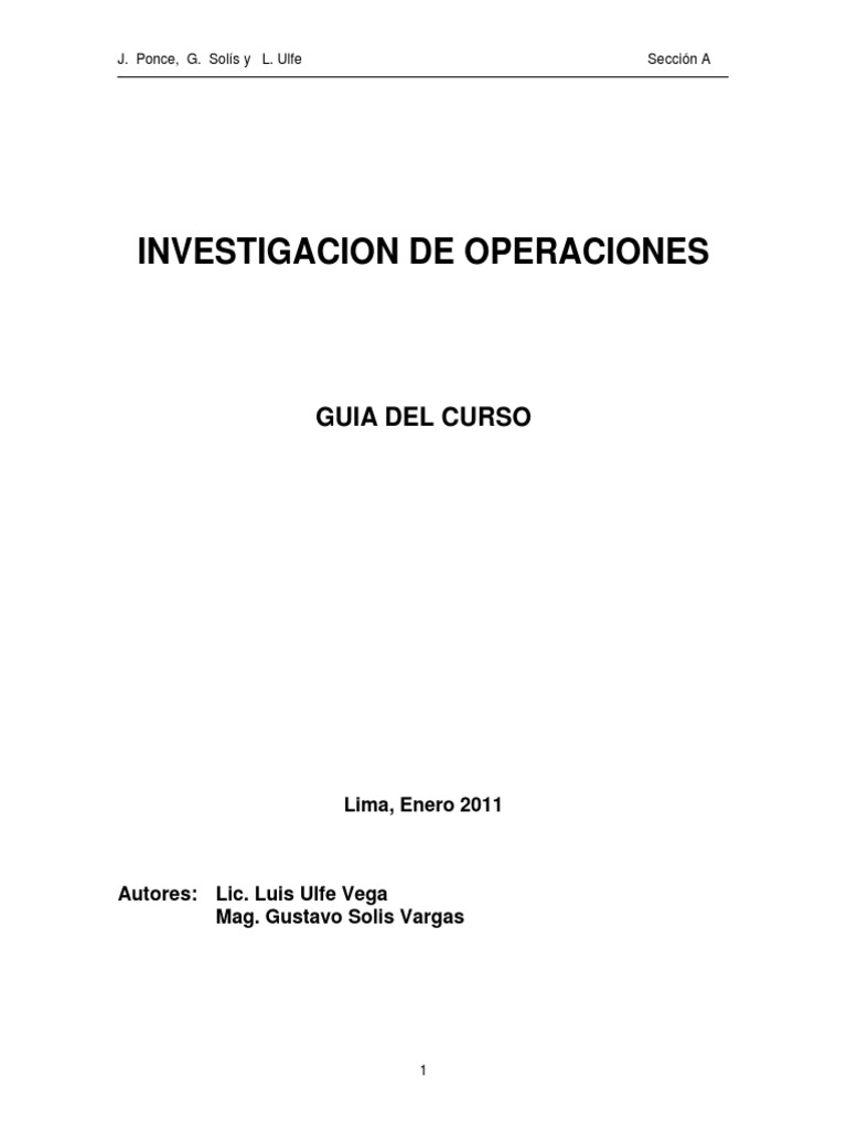 Teoria Programacion Lineal PDF | PDF | La investigación de operaciones ...