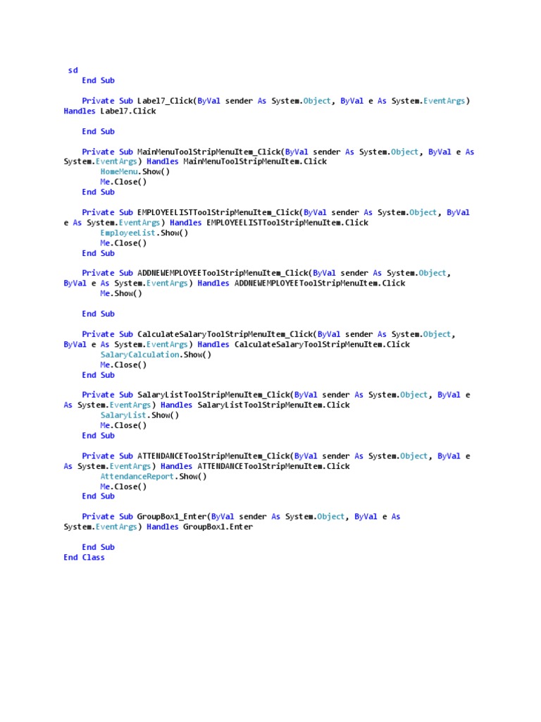 Object Eventargs | PDF | Computer Programming