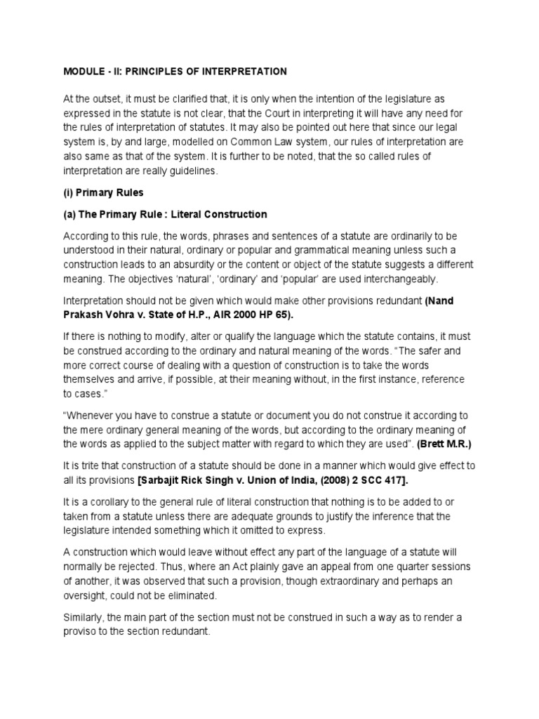 Legal Maxims | PDF | Statutory Interpretation | Common Law