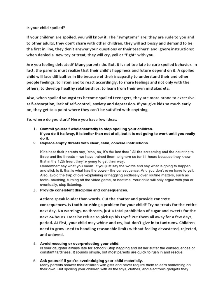 Article Parenting 1 | PDF | Parenting | Relationships