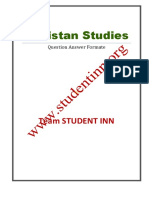 Notes of Pak Studies in English Medium | PDF | Pakistan | Muhammad Ali ...