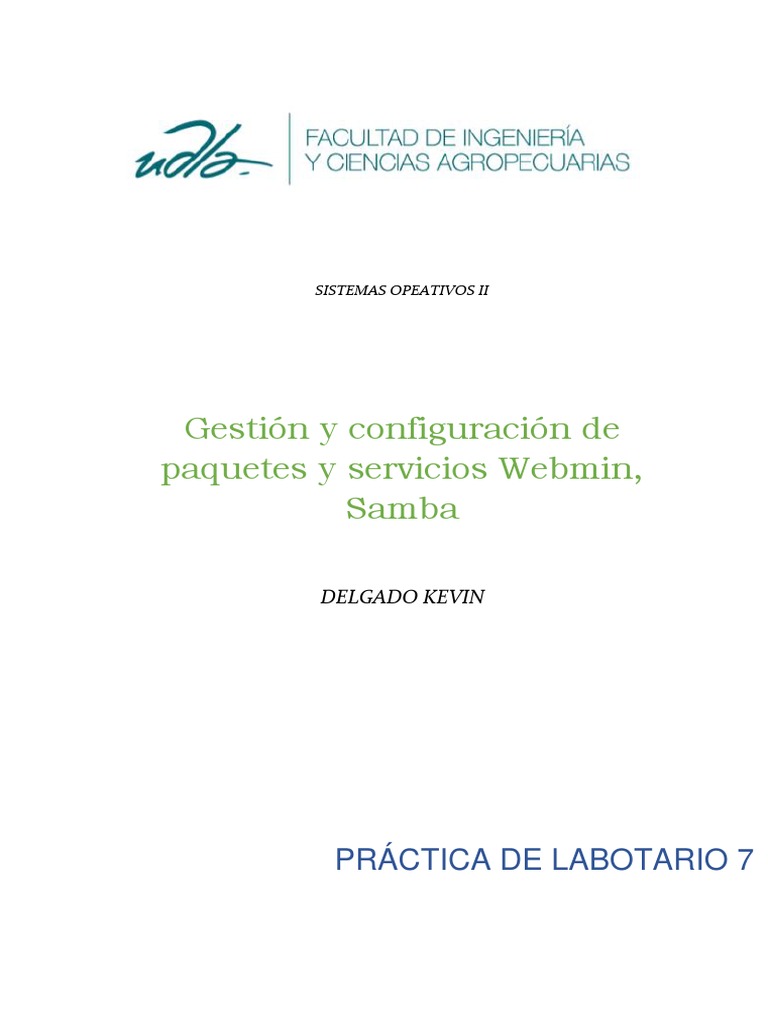 Guía para Compartición de Archivos Cliente-Servidor (Samba-Windows ...