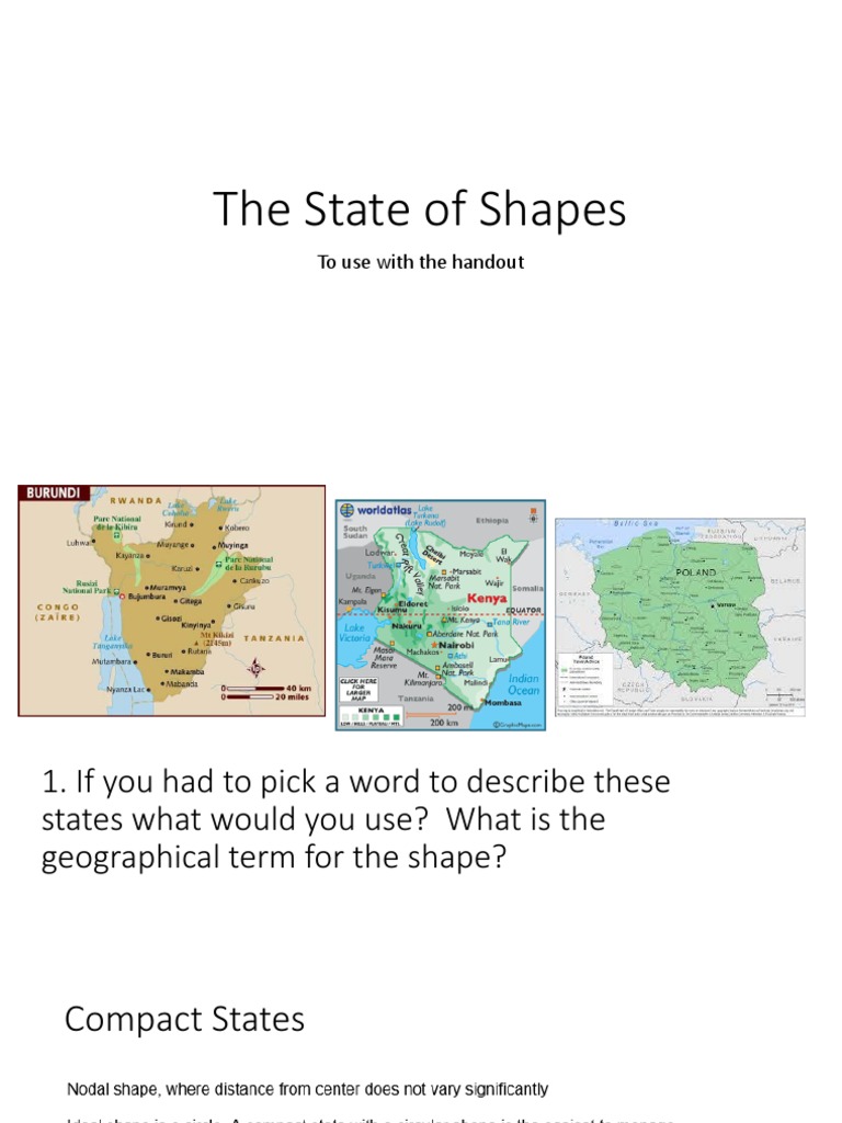 The State of Shapes | PDF
