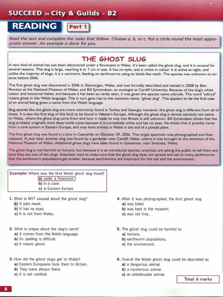 Languagecert Test 1 Reading PDF | PDF