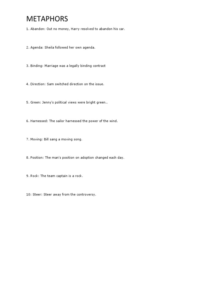 Understanding Metaphors in Context | PDF