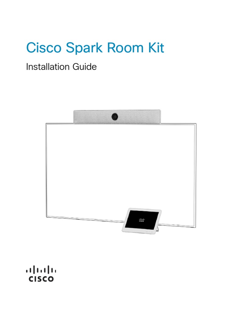 Cisco Spark Room Kit Installation Guide en | PDF | Camera | Cisco Systems