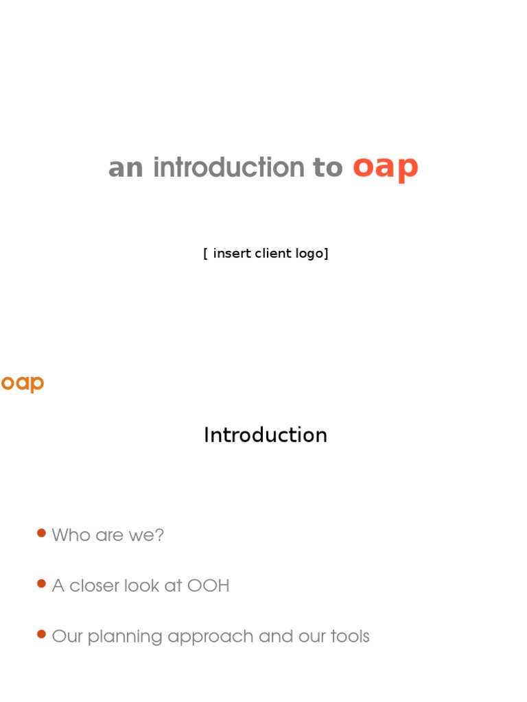 Introduction To: (Insert Client Logo) | PDF | Mass Media | Business