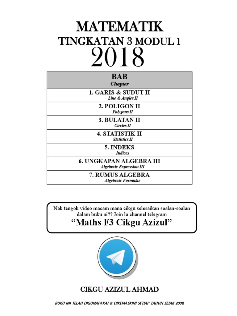 Modul Matematik Form 3 | PDF