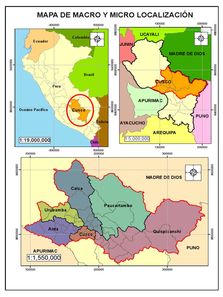 Mapa de Micro y Macro Localización | PDF
