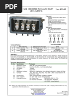 MVAJ Relay Wiring and Specifications | PDF