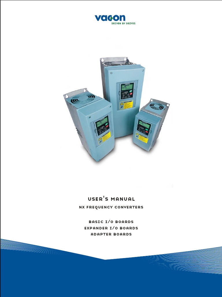 User Manual Vacon IO Boards | PDF | Parameter (Computer Programming ...