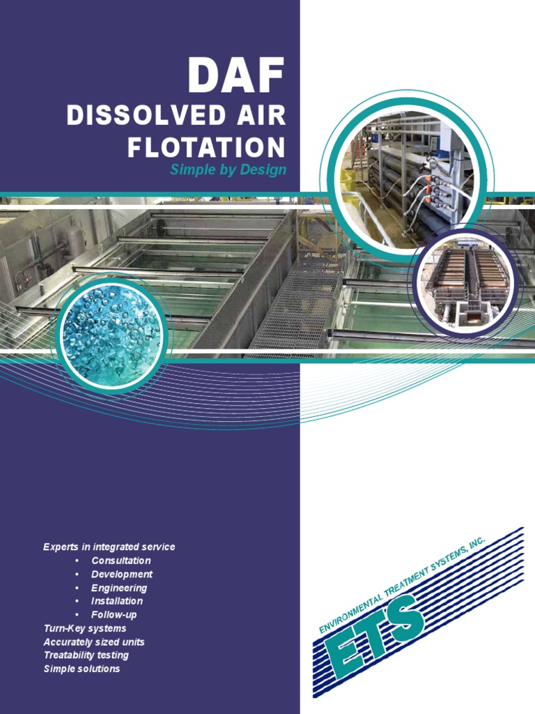 DAF Brochure Centerfold PDF | PDF | Sewage Treatment | Wastewater
