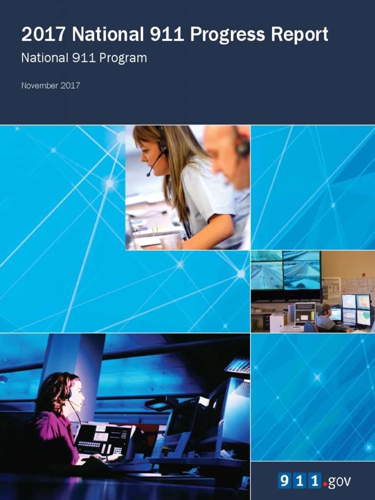 National 911 Program Profile Database Progress Report 2017 | PDF | 9 1 1 | Telephony