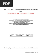 Ballasting and Deballasting Procedures | PDF | Ships | Water Transport