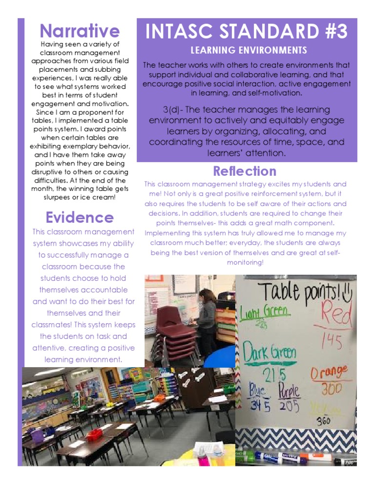 Intasc Standard 3 New New | PDF