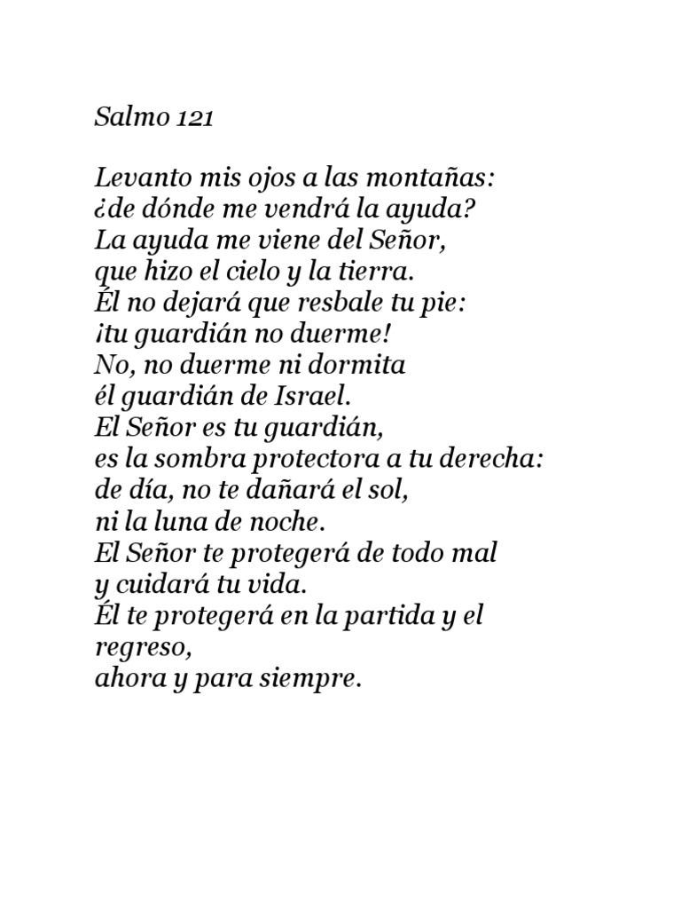 Salmo 121 | PDF