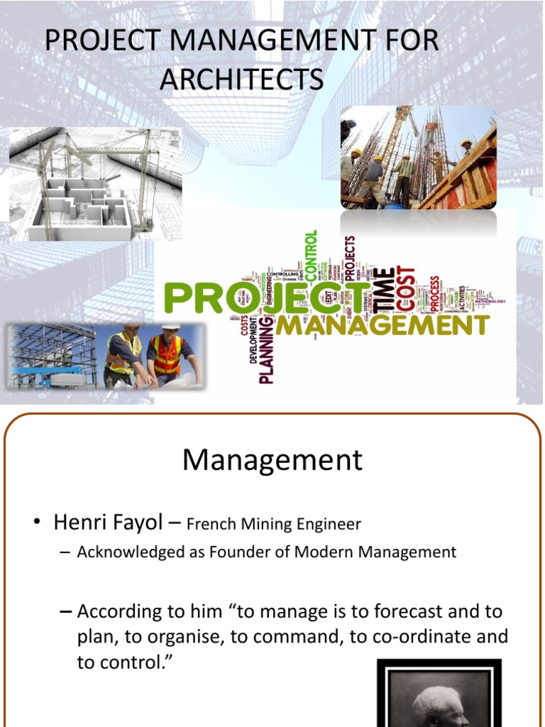 Project Management Essentials for Architects | PDF | Architect ...