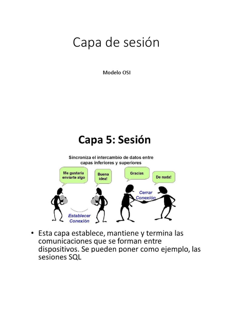 Capa 4 y 5 Del Modelo OSI | PDF | Modelo osi | Protocolos de comunicaciones