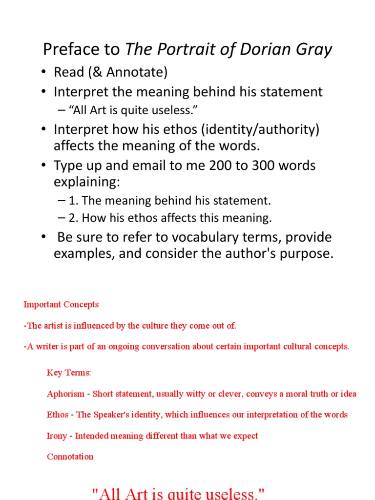 5 Wilde Analysis | PDF | The Picture Of Dorian Gray | Irony