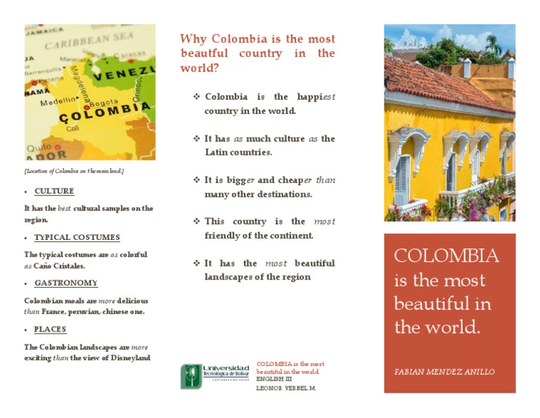 Colombia: The Happiest Country | PDF