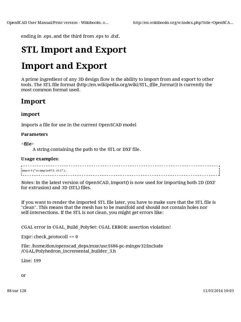Openscad Manual 9 | PDF | Vertex (Geometry) | Icon (Computing)