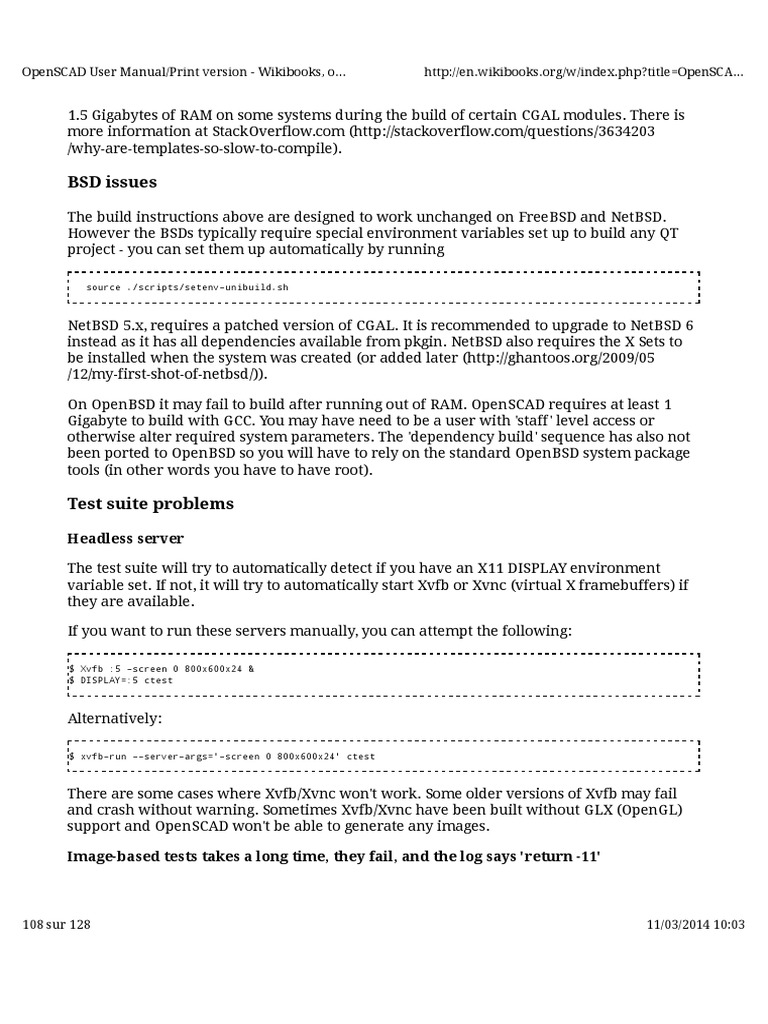 Openscad Manual 11 | PDF | Command Line Interface | Library (Computing)