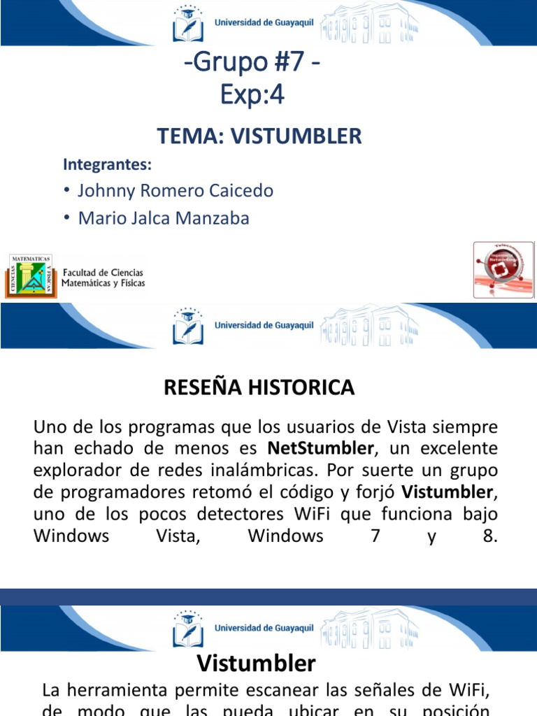 Diapositivas - Vistumbler | PDF | LAN inalámbrico | Sistema de ...