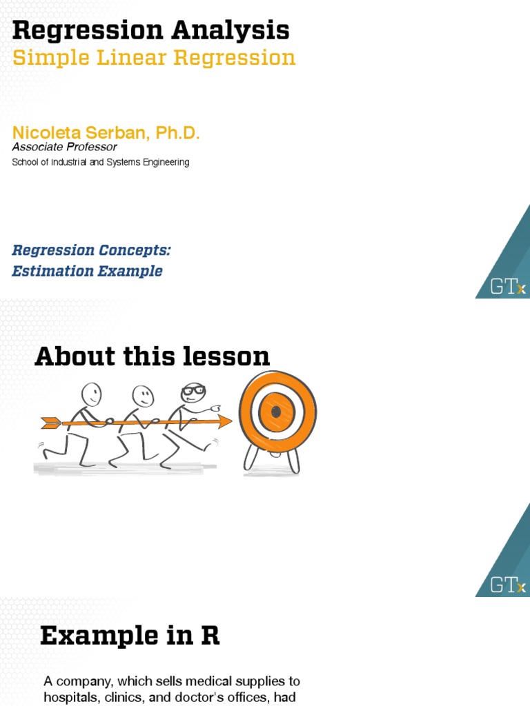 Simple | PDF | Regression Analysis | Errors And Residuals