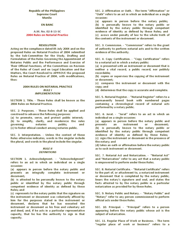Notarial Act | PDF | Notary Public | Signature